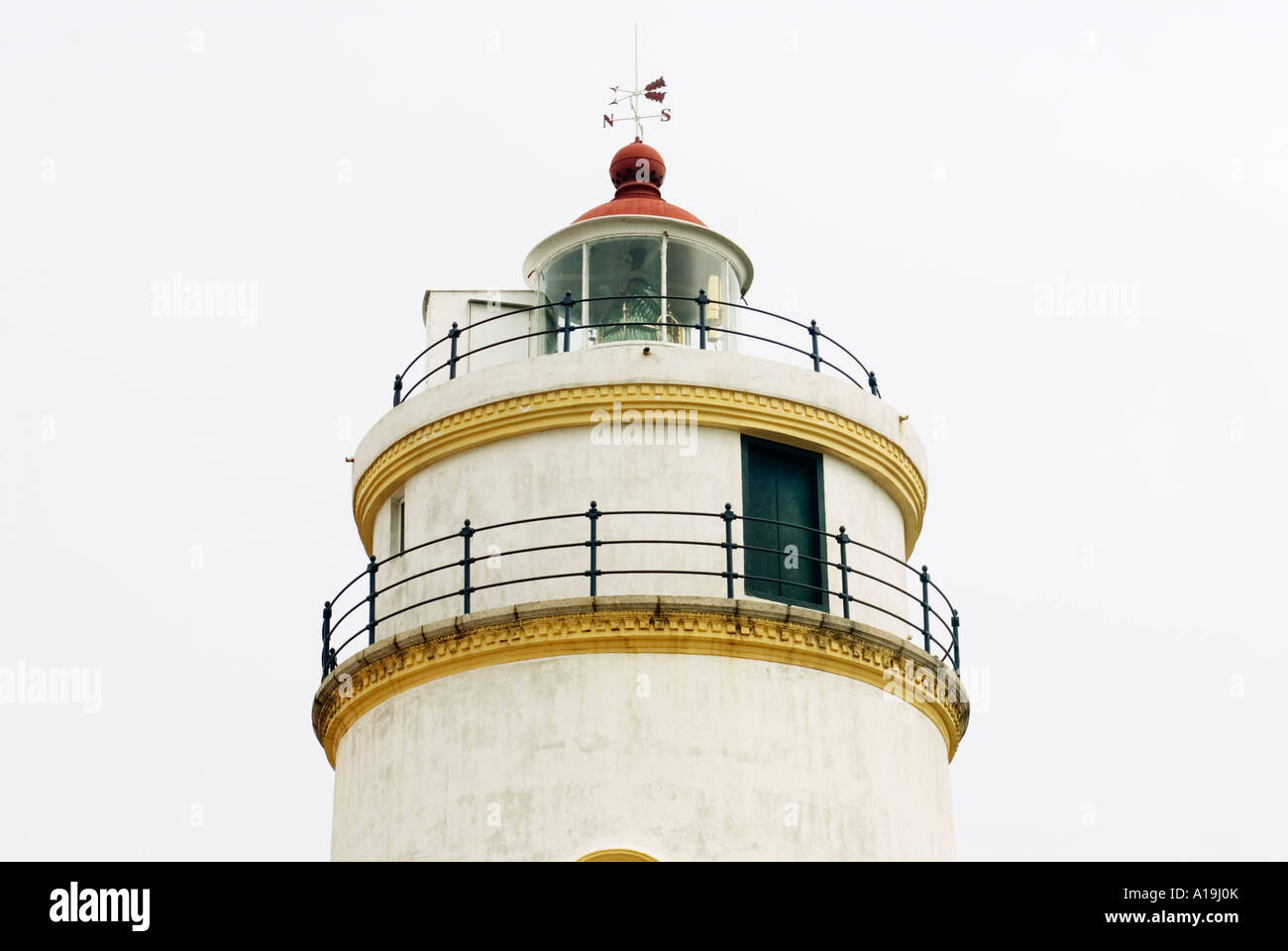 Macau Guia Fort Lighthouse China Stock Photo - Alamy