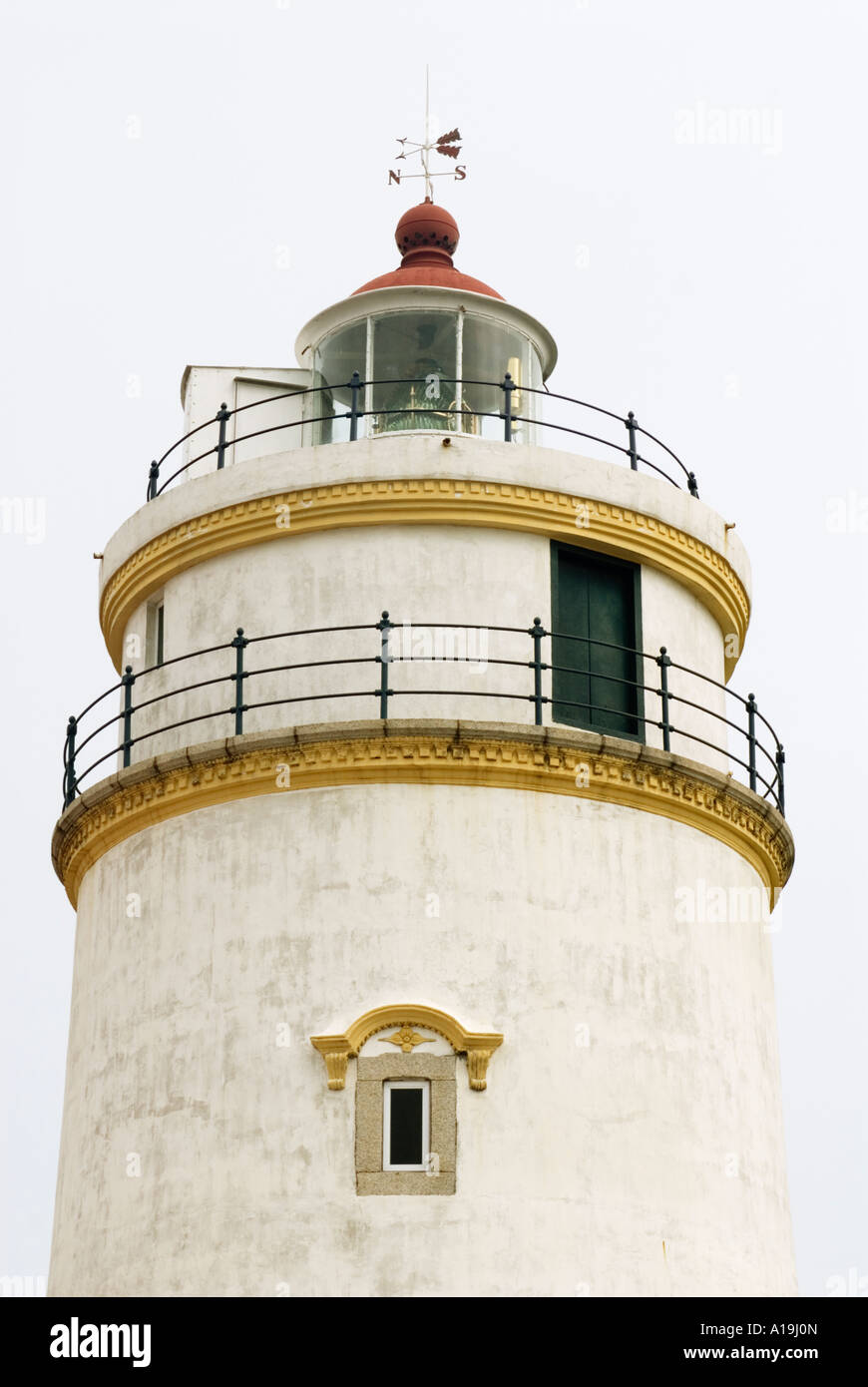 Macau Guia Fort Lighthouse China Stock Photo - Alamy