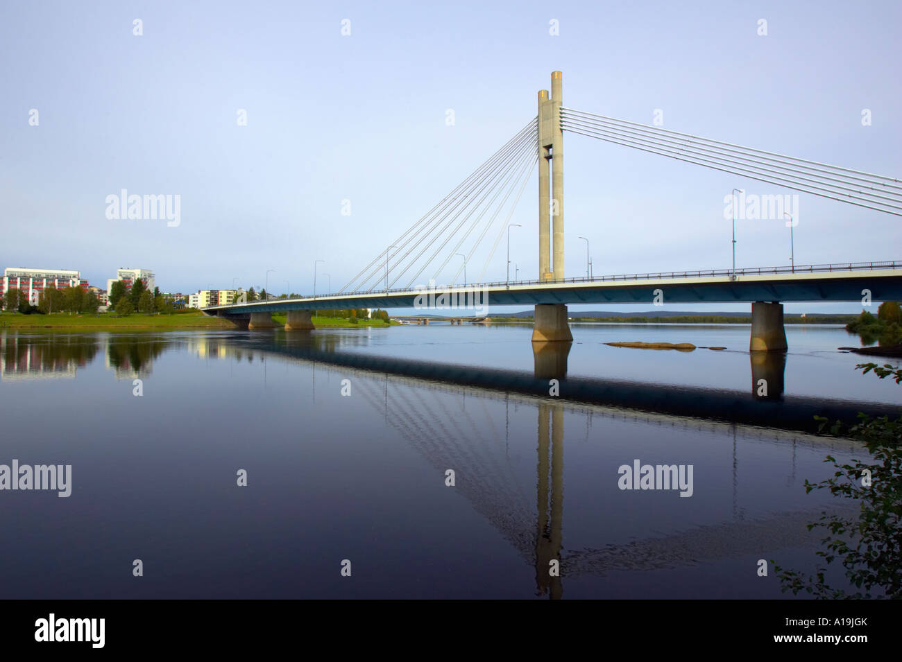 Lumberjack's Candle Bridge Kemijoki Bridge Rovaniemi Lapin Lääni ...