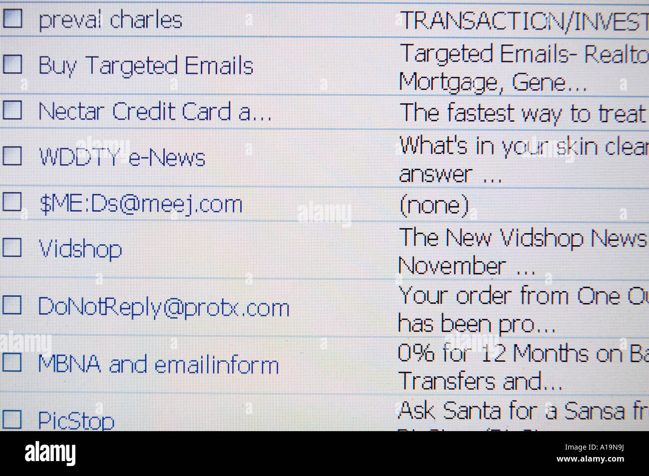 Junkmail High Resolution Stock Photography and Images - Alamy