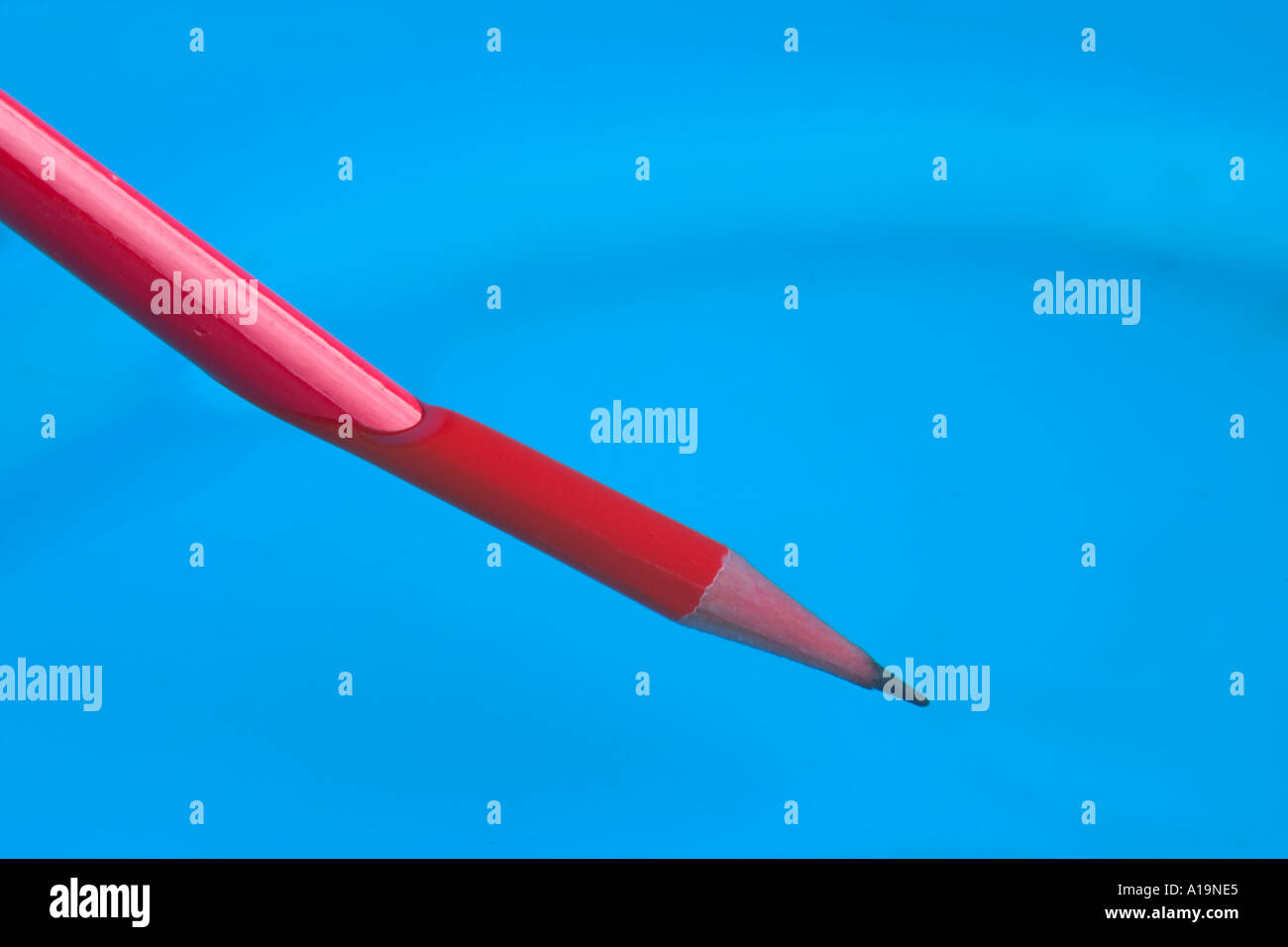 Refraction pencil hi-res stock photography and images - Alamy