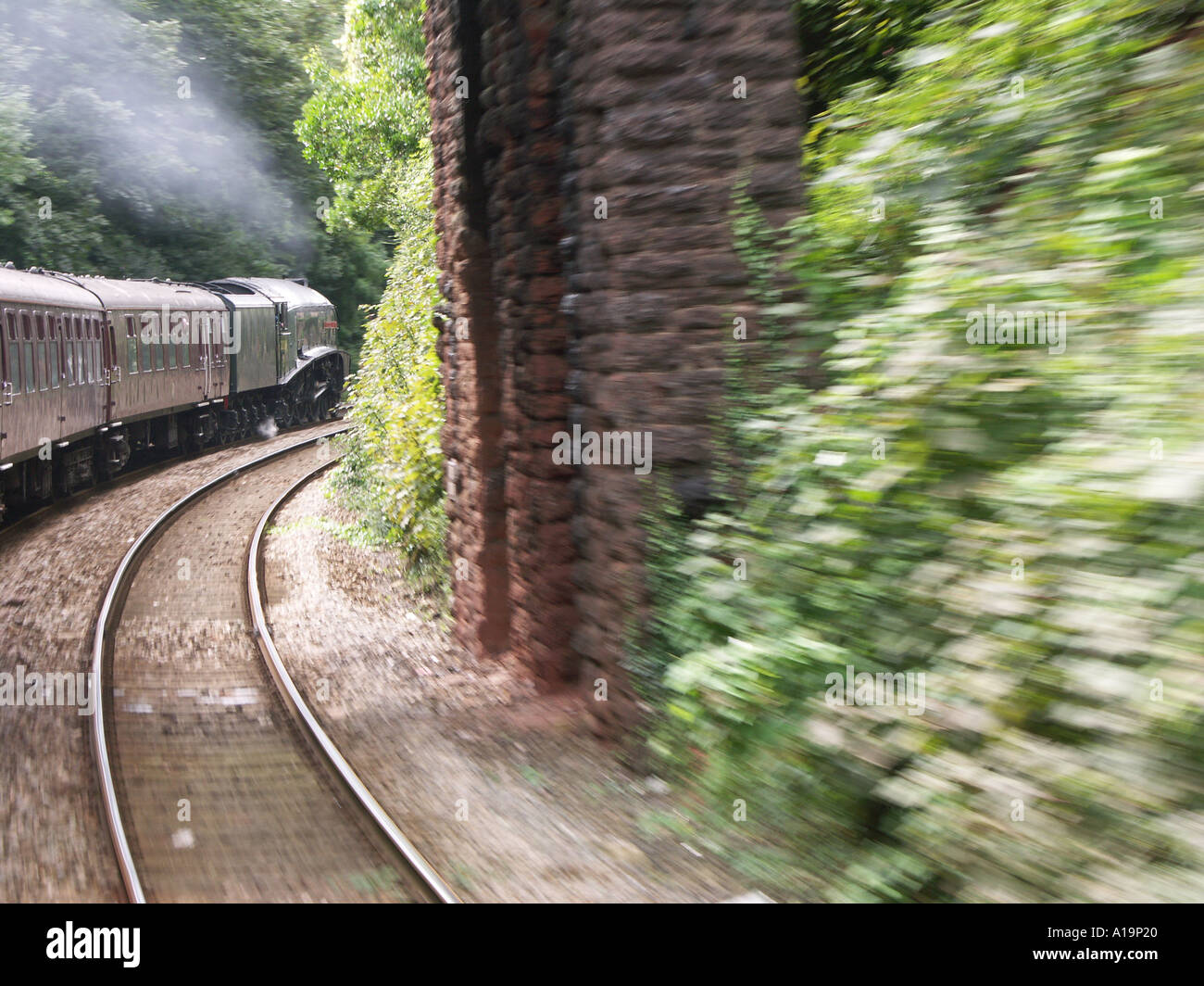 View of Steam Locomotive A4 class number 60009 Union of South Africa ...