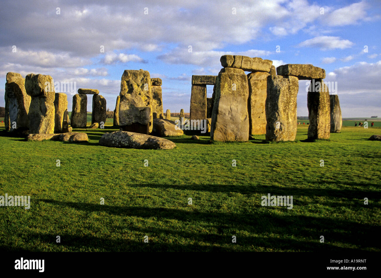 UNESCO World Heritage Neolithic Stone age ruins of Stonehenge in the ...