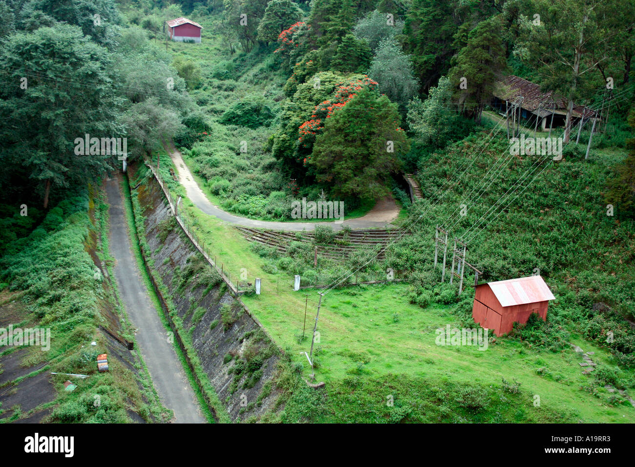 Aerial view of Munnar, Kerala Stock Photo - Alamy