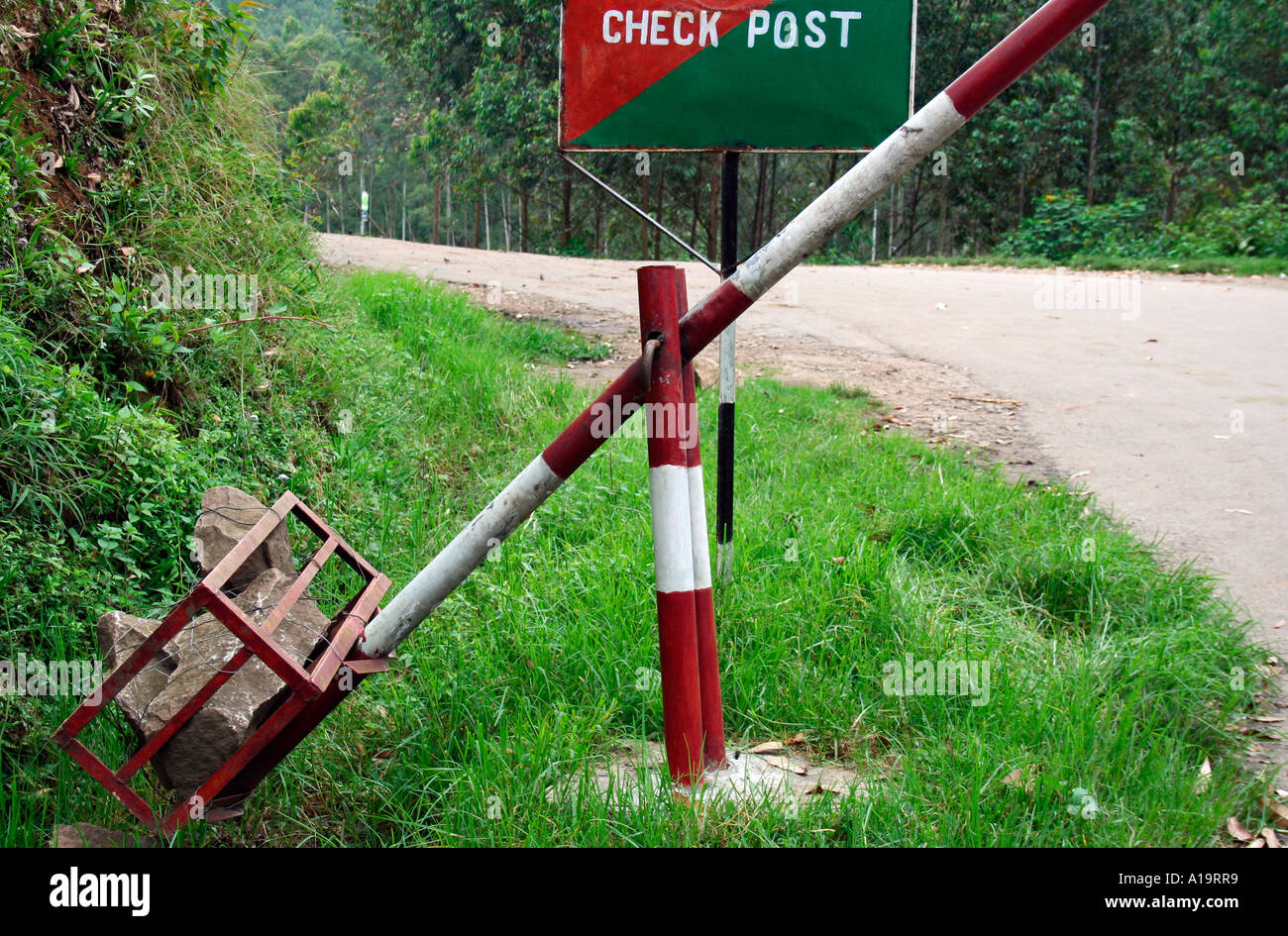 Forest check post at Munnar, Kerala Stock Photo - Alamy