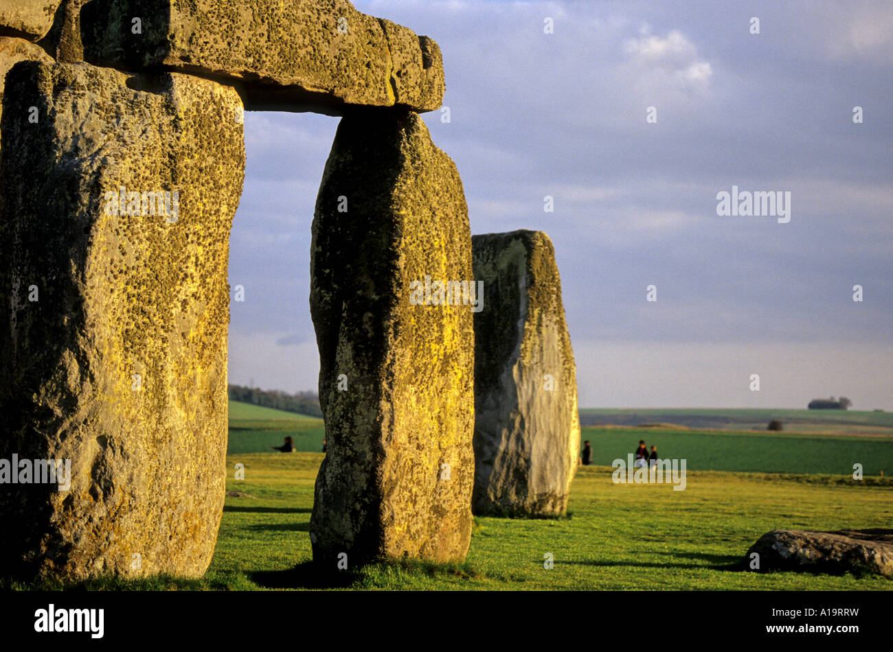 UNESCO World Heritage Neolithic Stone age ruins of Stonehenge in the ...