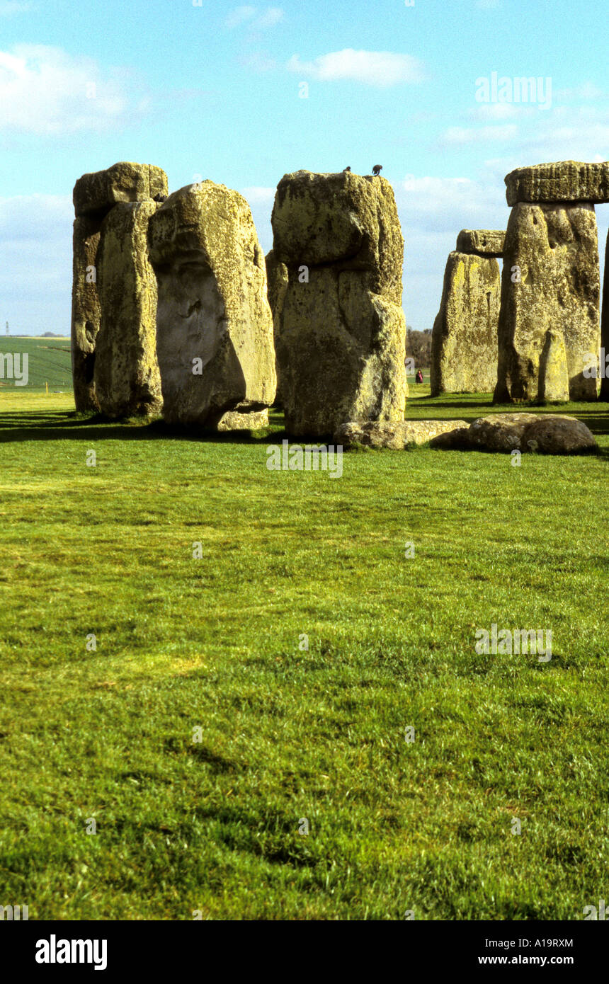UNESCO World Heritage Neolithic Stone age ruins of Stonehenge in the ...