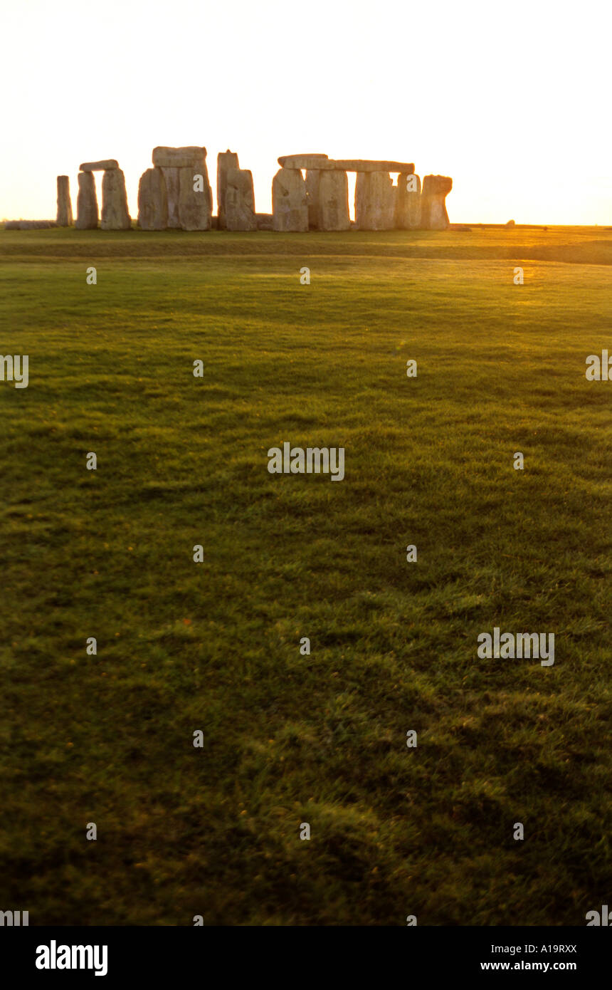 UNESCO World Heritage Neolithic Stone age ruins of Stonehenge in the ...