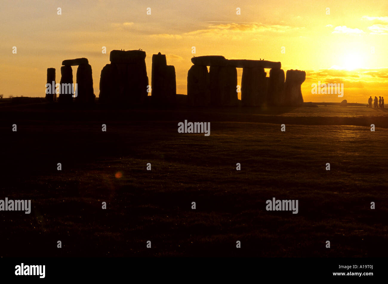 UNESCO World Heritage Neolithic Stone age ruins of Stonehenge in the ...