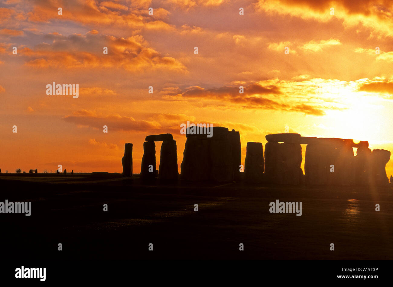 UNESCO World Heritage Neolithic Stone age ruins of Stonehenge in the ...