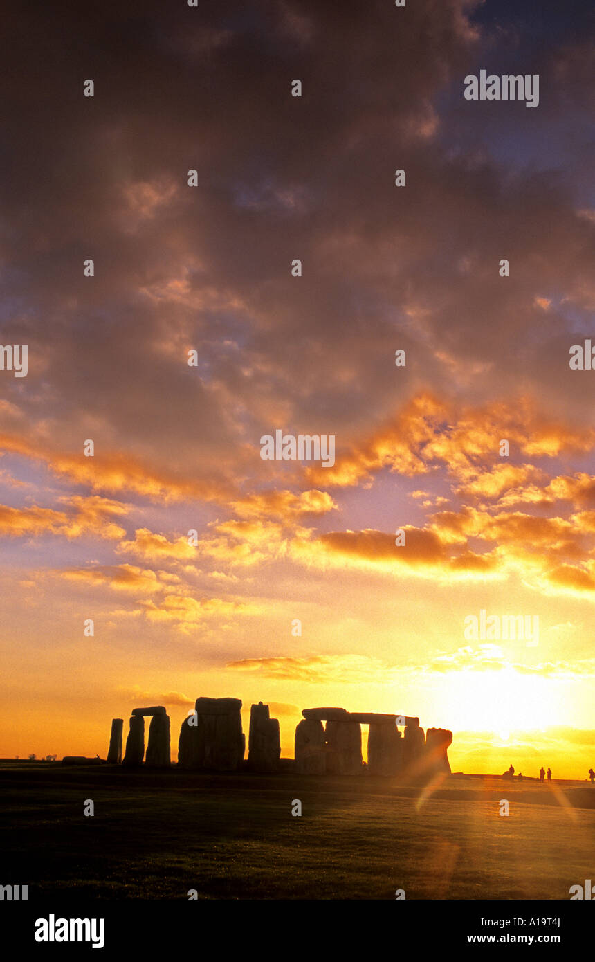 UNESCO World Heritage Neolithic Stone age ruins of Stonehenge in the ...