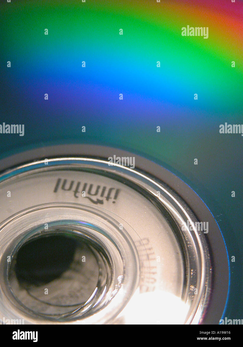 rainbow in cd Stock Photo - Alamy