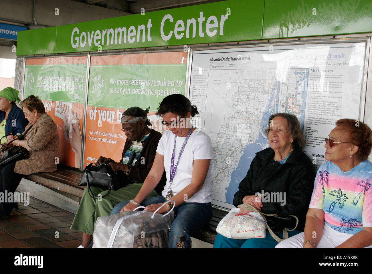 Miami Florida,Metromover,Government Center Station,free public ...