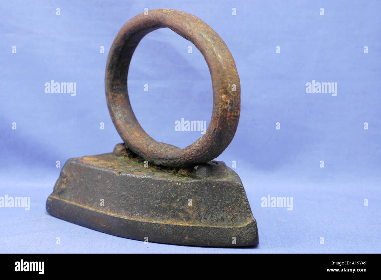 Antique iron made from heavy cast iron Stock Photo - Alamy