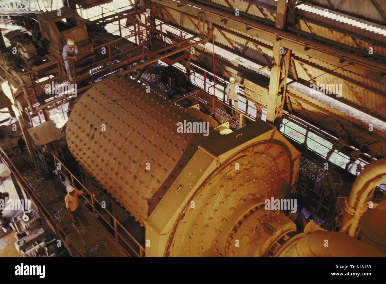 Ball mill Heavy engineering Stock Photo - Alamy