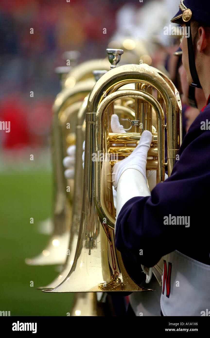 School marching band Stock Photo - Alamy