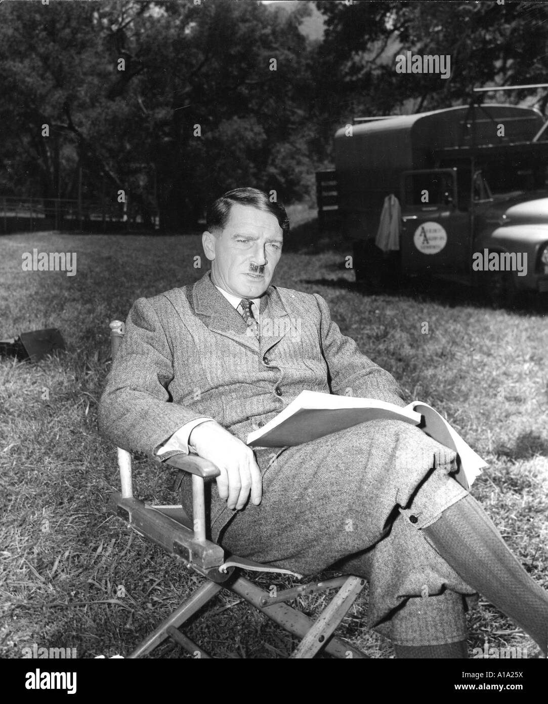 Hitler Year 1962 Director Stuart Heisler Richard Basehart Shooting ...