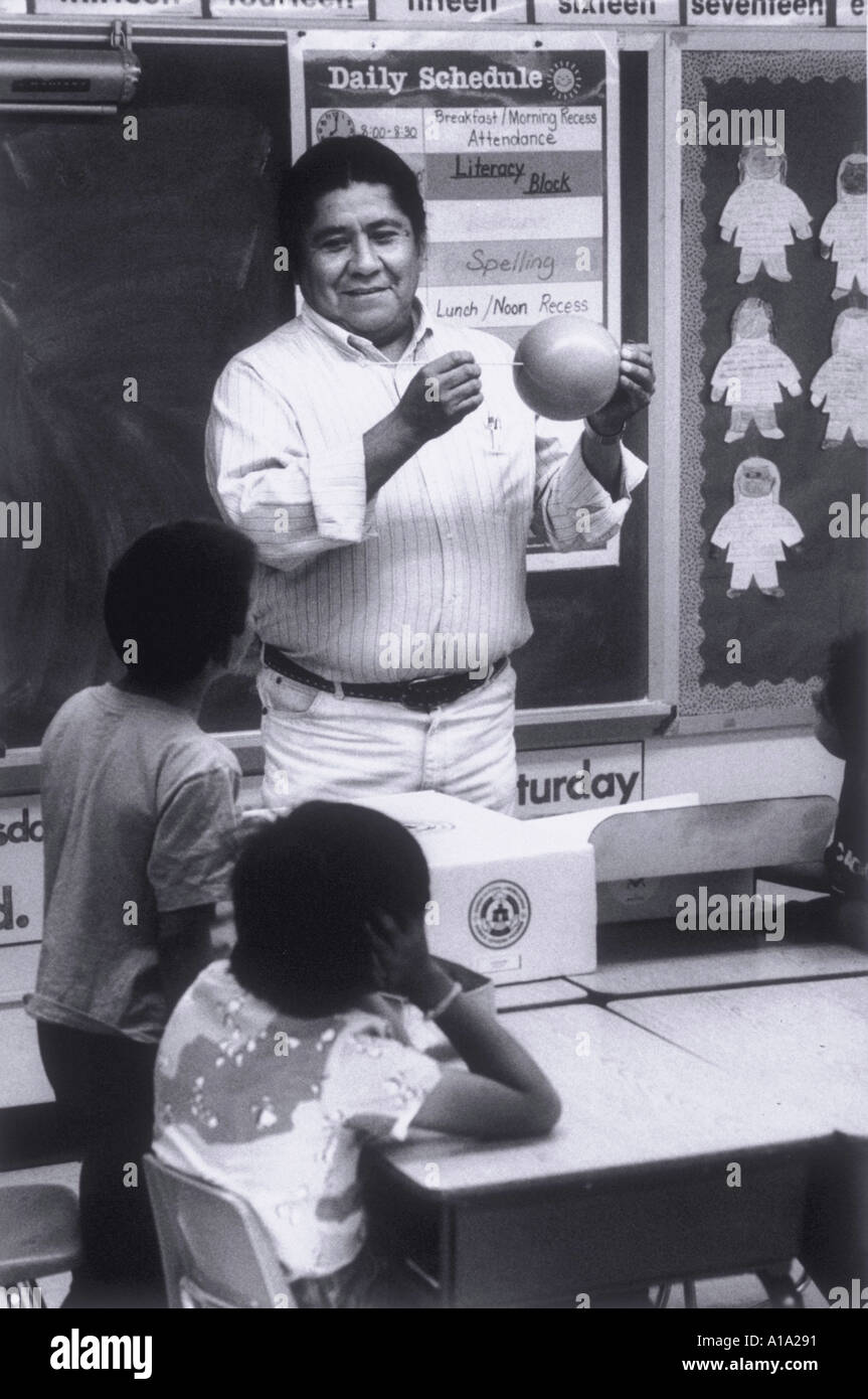 Native American Students Teaching Teachers