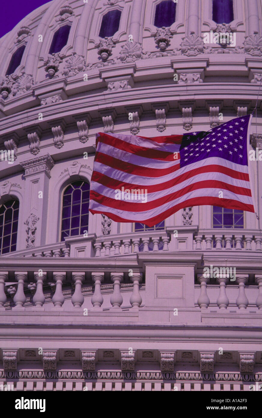 Washington dc us flag icons hi-res stock photography and images - Alamy