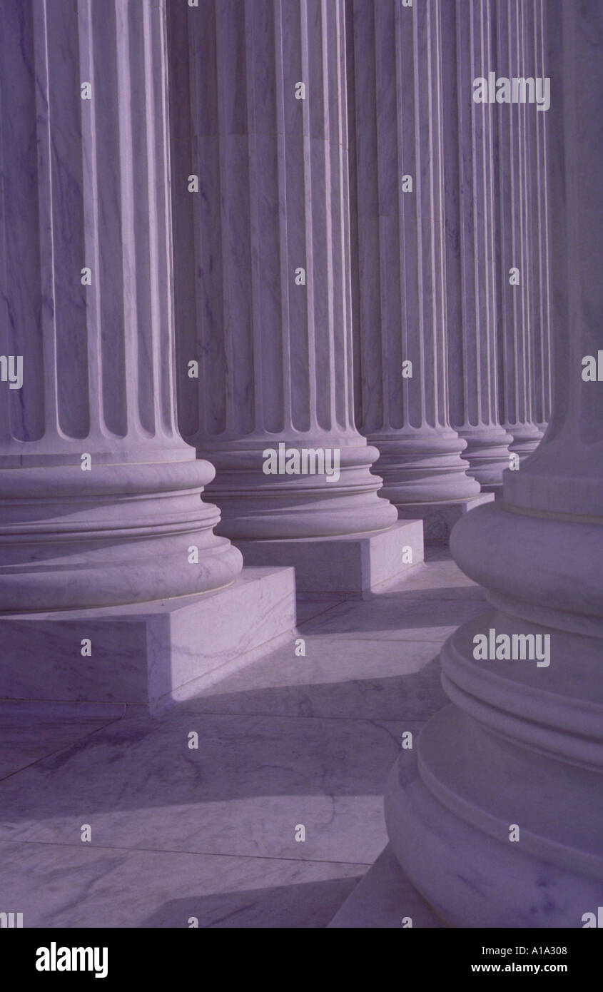 Marble columns in circular formation around building Stock Photo - Alamy
