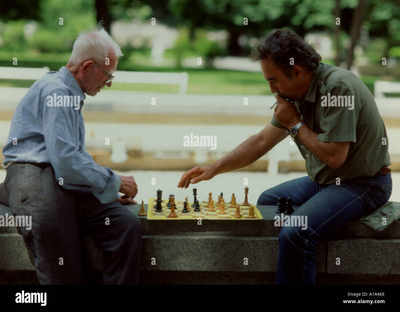 Bulgaria Chess game Stock Photo - Alamy