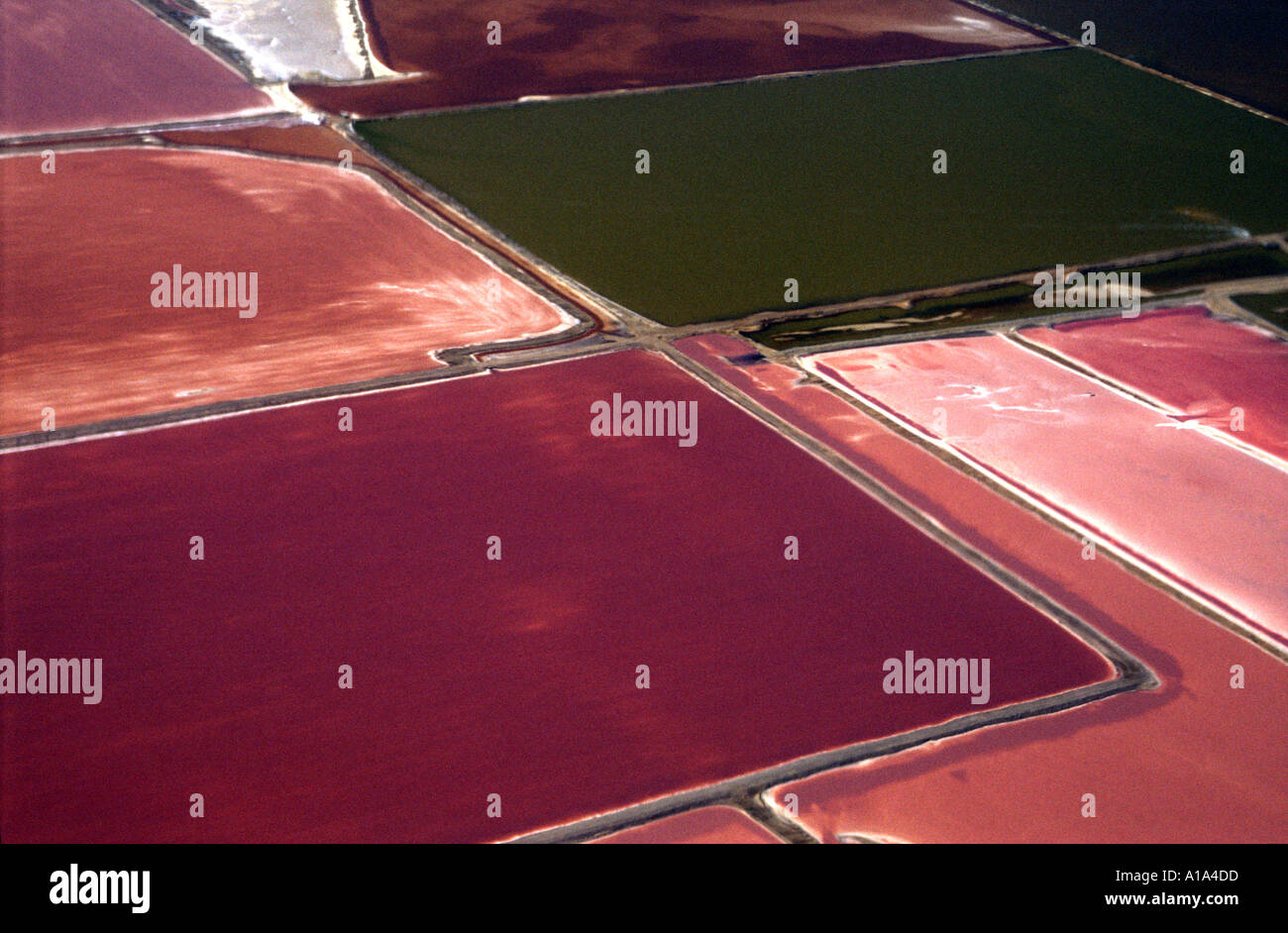 Salt Pans Walvis Bay Namibia Southern Africa Stock Photo - Alamy
