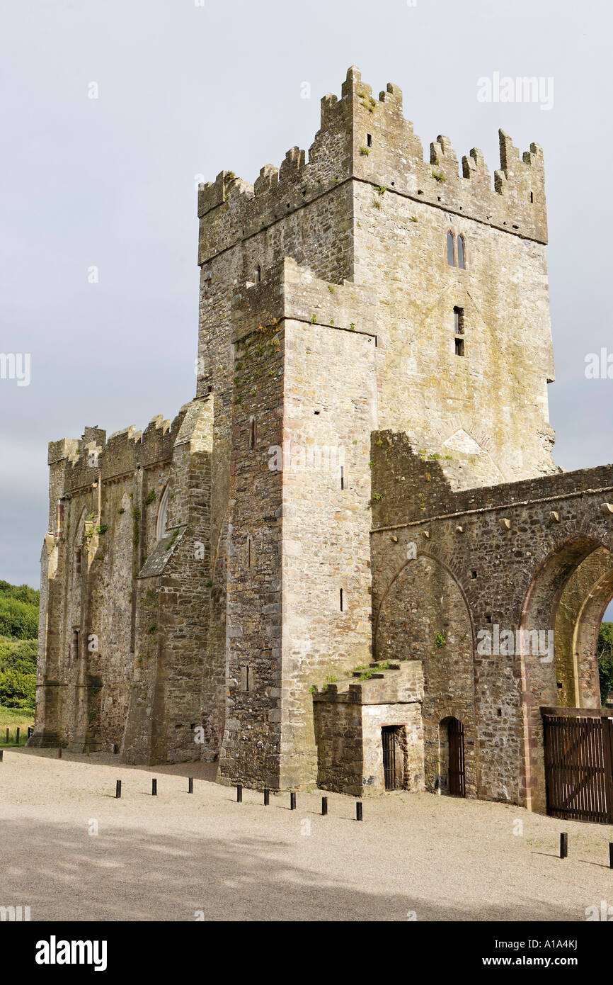 Tintern Abbey a Cistercian abbey founded 1200, County Wexford, Ireland ...
