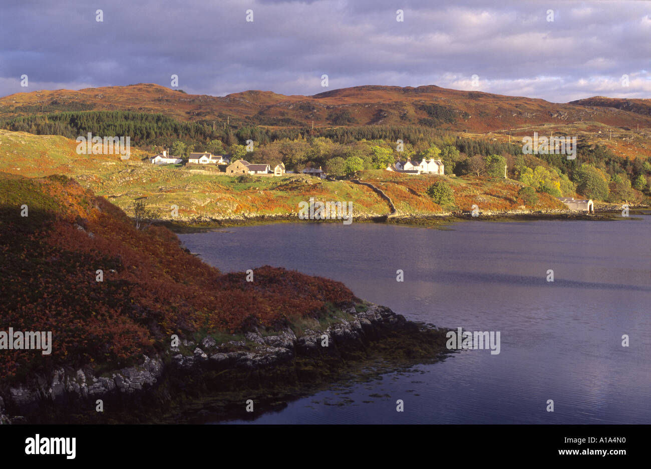Lochaline Coastline Sound of Mull Stock Photo - Alamy