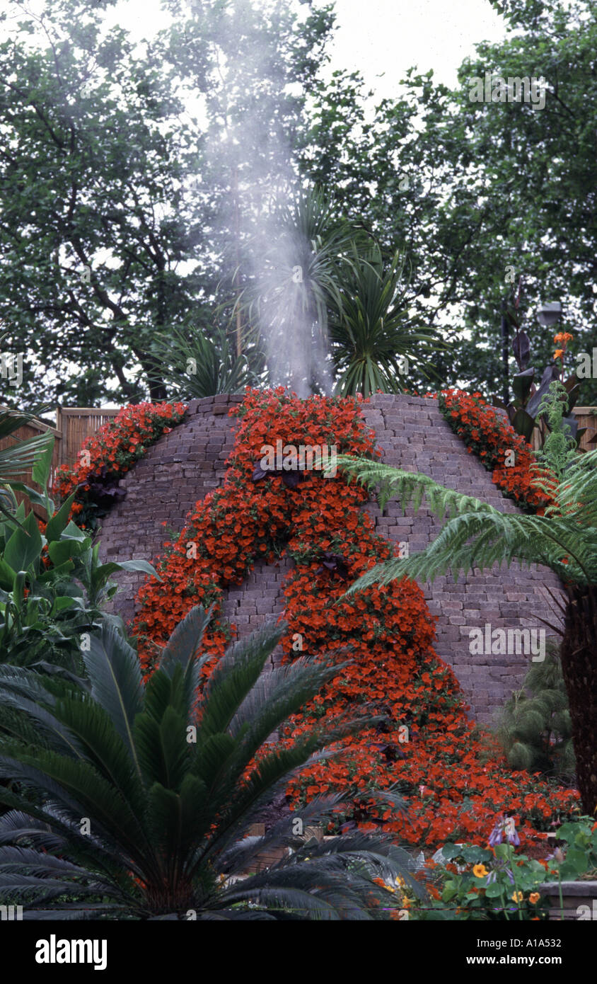 Volcano feature an eruption of colour Pershore College design Chelsea ...