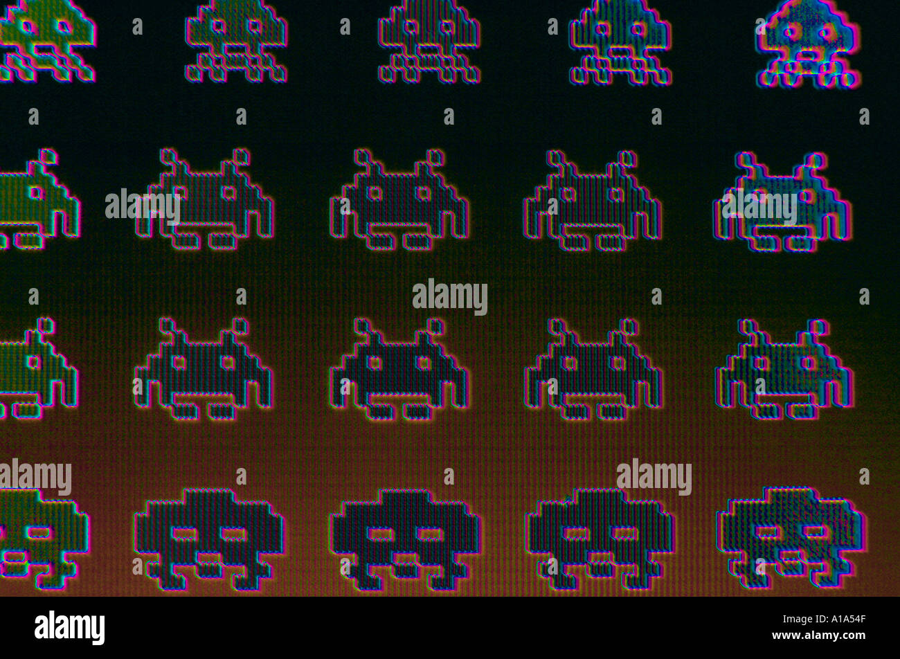 Space invaders 1980 hi-res stock photography and images - Alamy