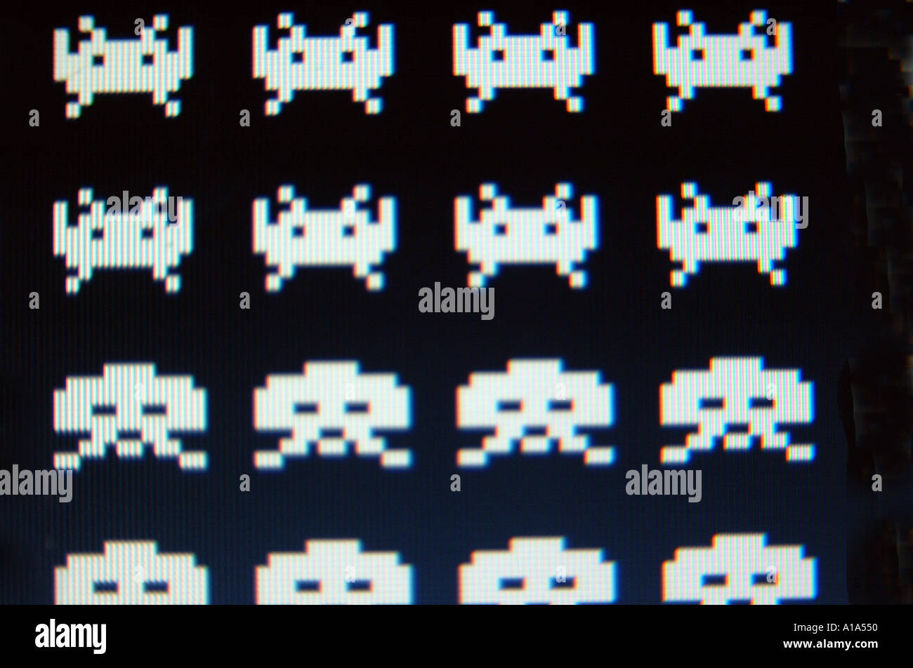 Space invaders 1980 hi-res stock photography and images - Alamy