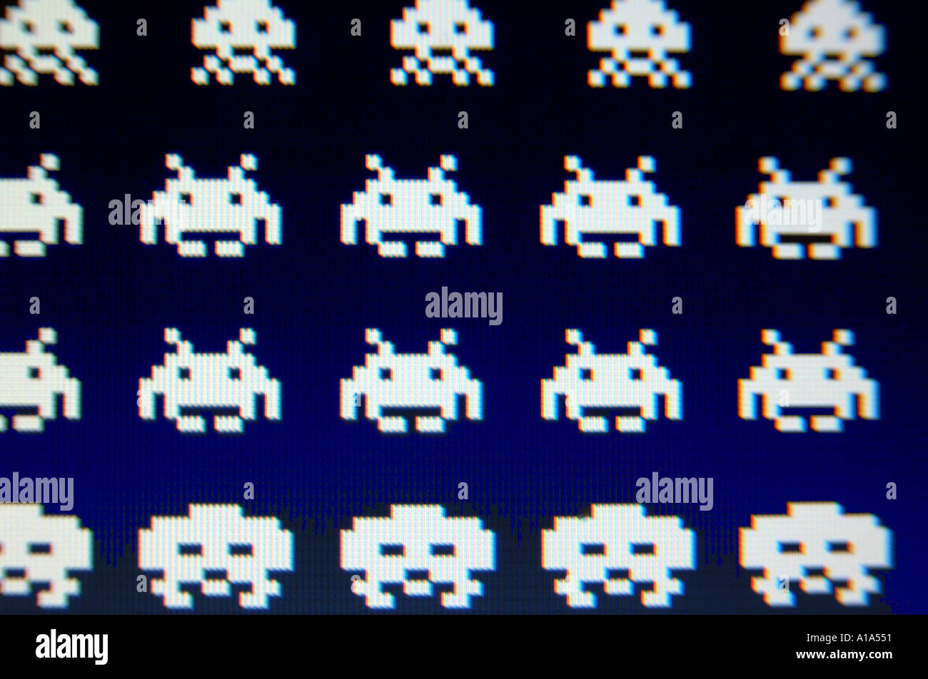 Space invaders game High Resolution Stock Photography and Images - Alamy