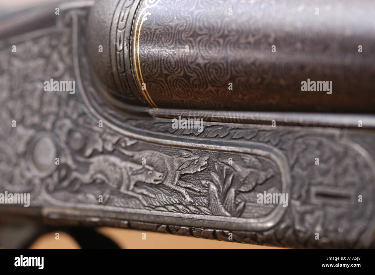 Damascus shotgun hi-res stock photography and images - Alamy
