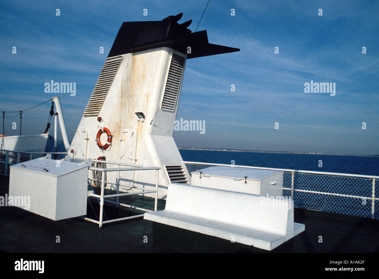 Ferry ship boat funnel stack hi-res stock photography and images - Alamy