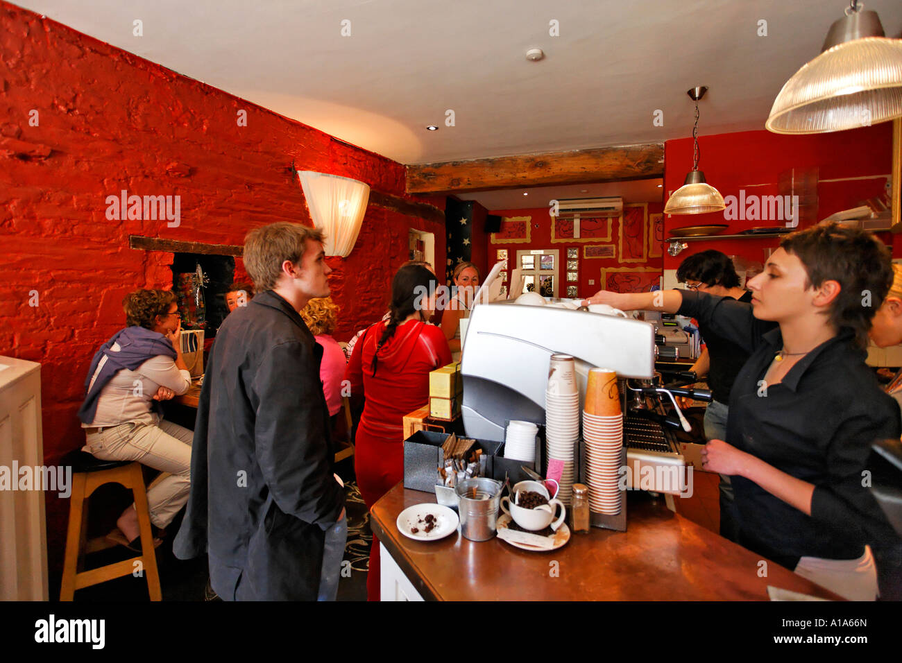 Group coffee machines hi-res stock photography and images - Alamy