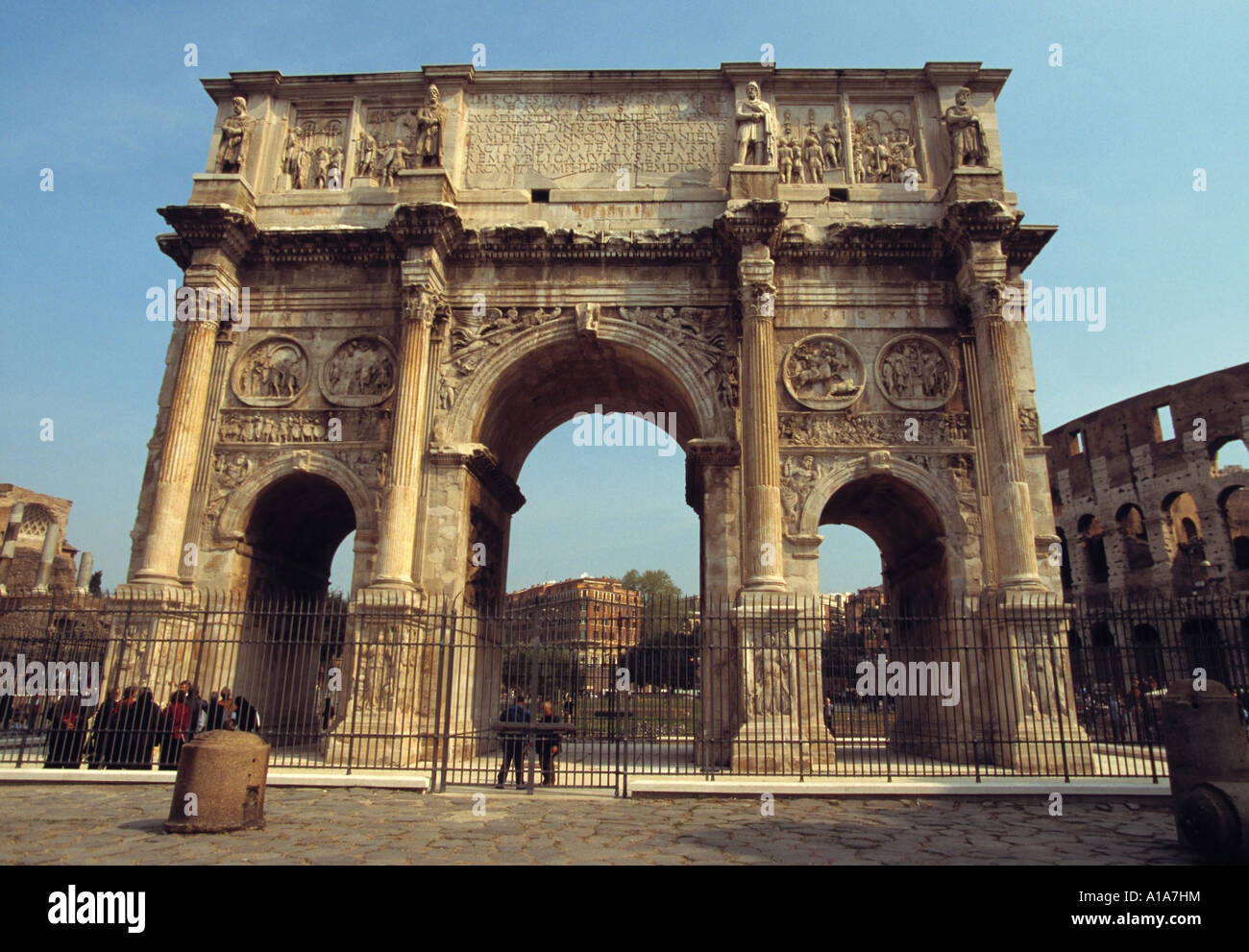 Titus arch, Rome, Italy Stock Photo - Alamy