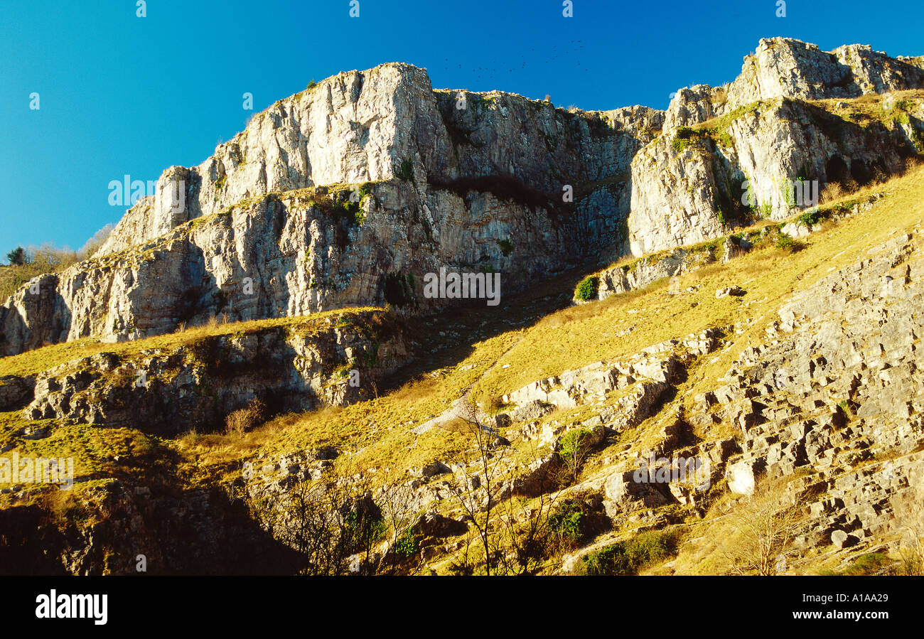Rock climbing cheddar gorge hi-res stock photography and images - Alamy