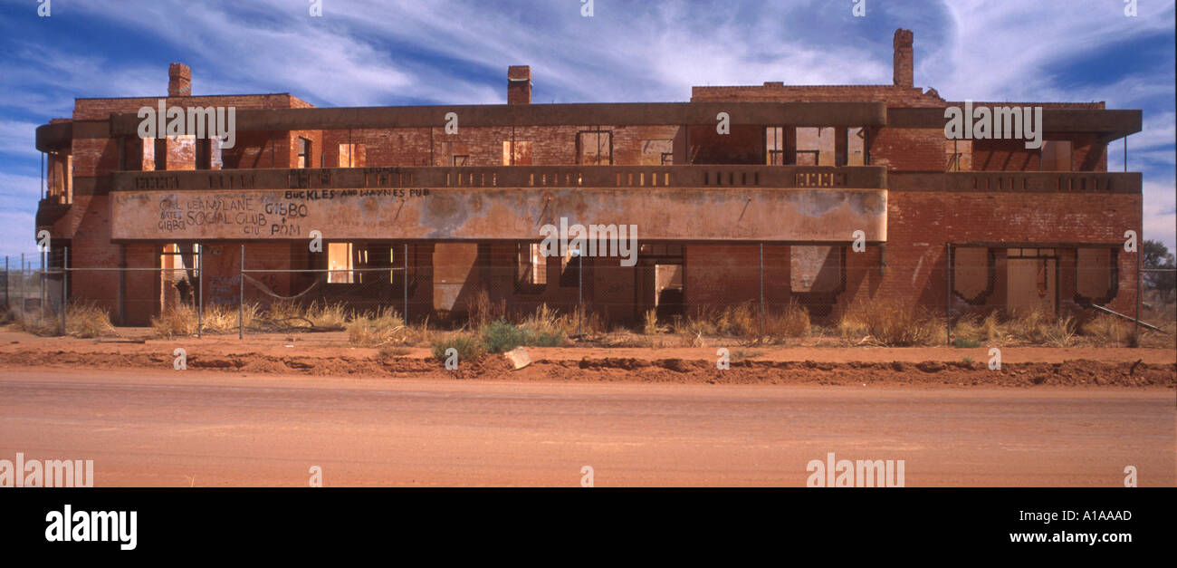 Abandoned pub Big Bell Murchison Mid west Australia 1 Stock Photo - Alamy
