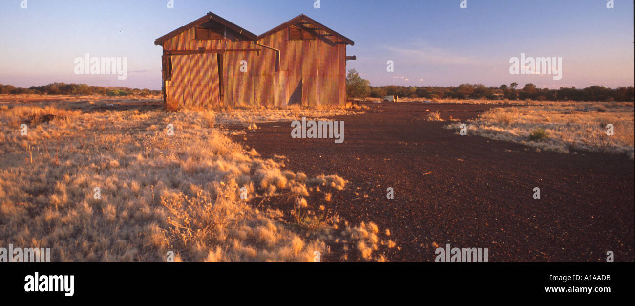 Historic railway buildings at Wiluna Western australia 2 Stock Photo ...