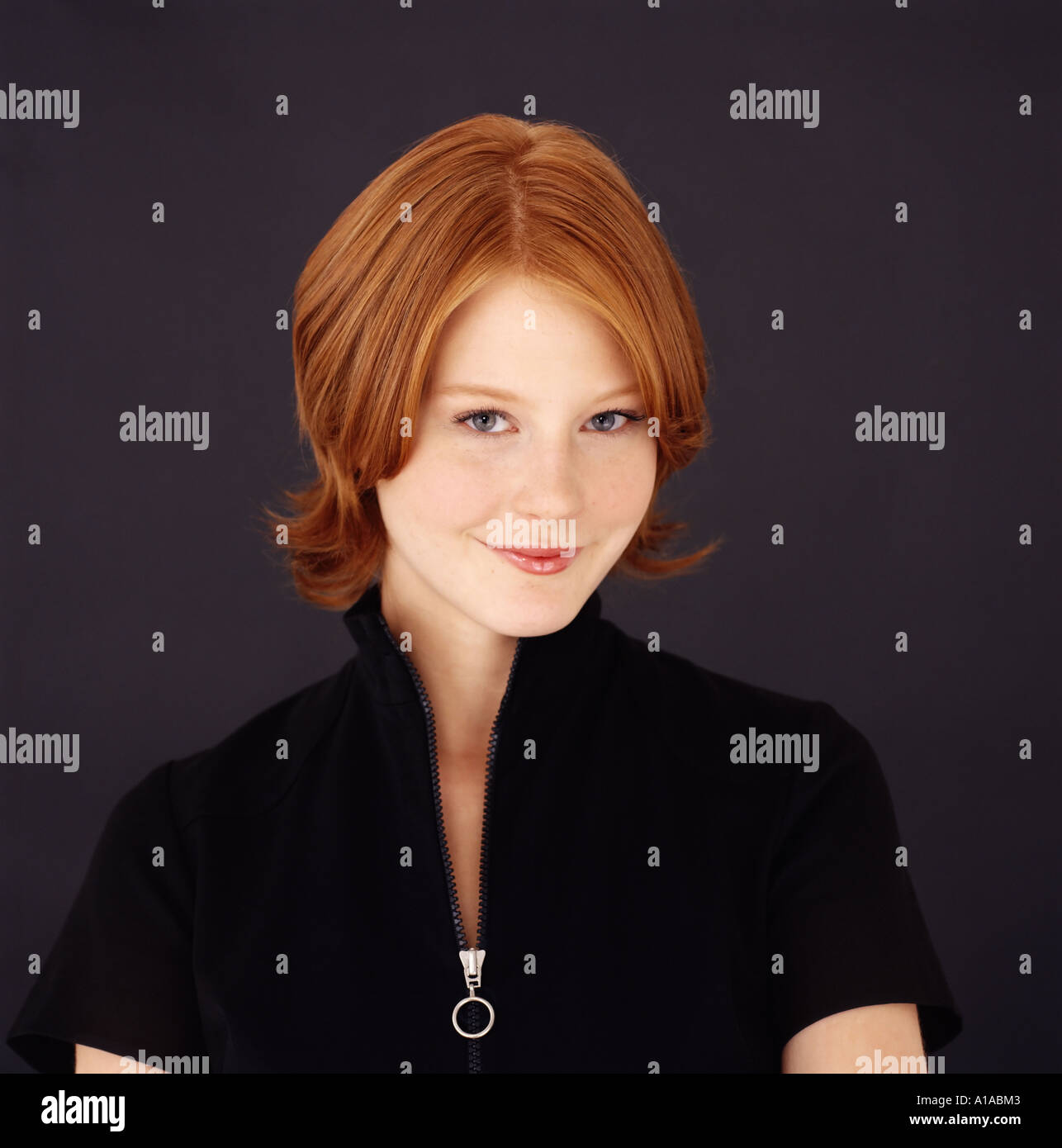 Beautiful red headed woman in hi-res stock photography and images - Alamy