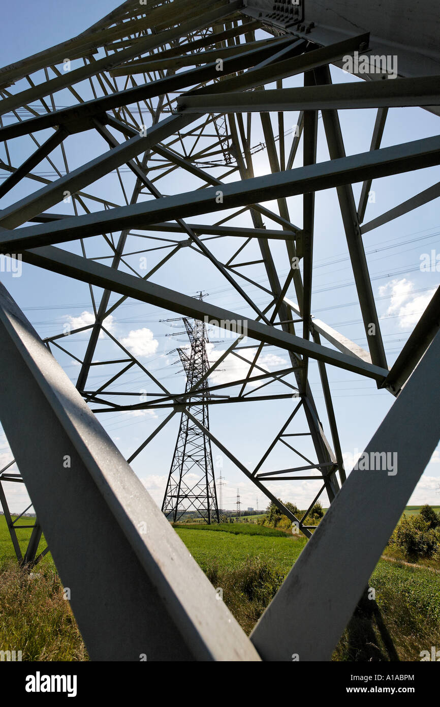 Power poles hi-res stock photography and images - Alamy