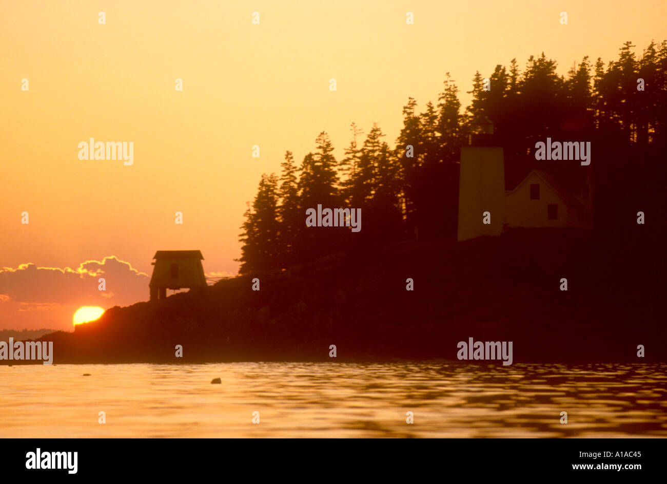 Burnt island lighthouse hi-res stock photography and images - Alamy