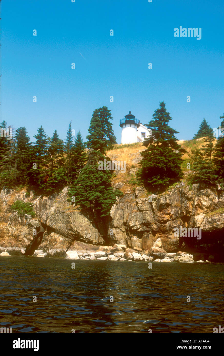 Bear Island Light Acadia National Park Maine Stock Photo - Alamy