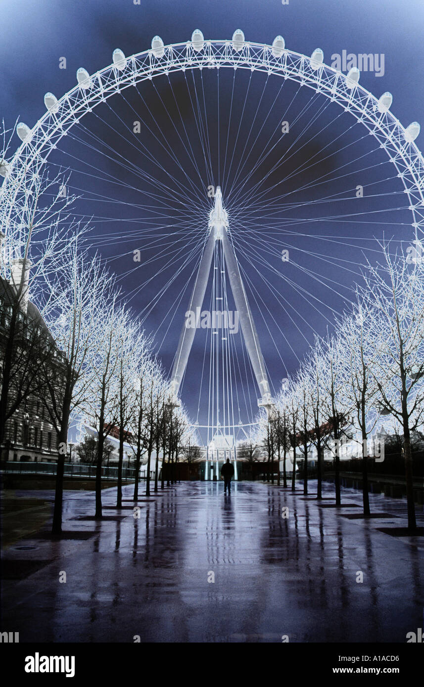 The London Eye in Winter Stock Photo - Alamy