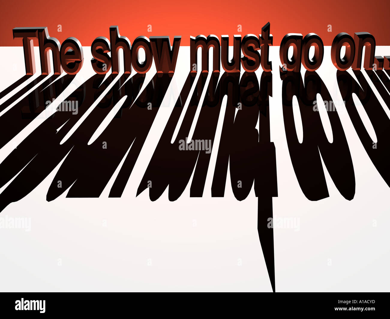 Show must go on theatre hi-res stock photography and images - Alamy