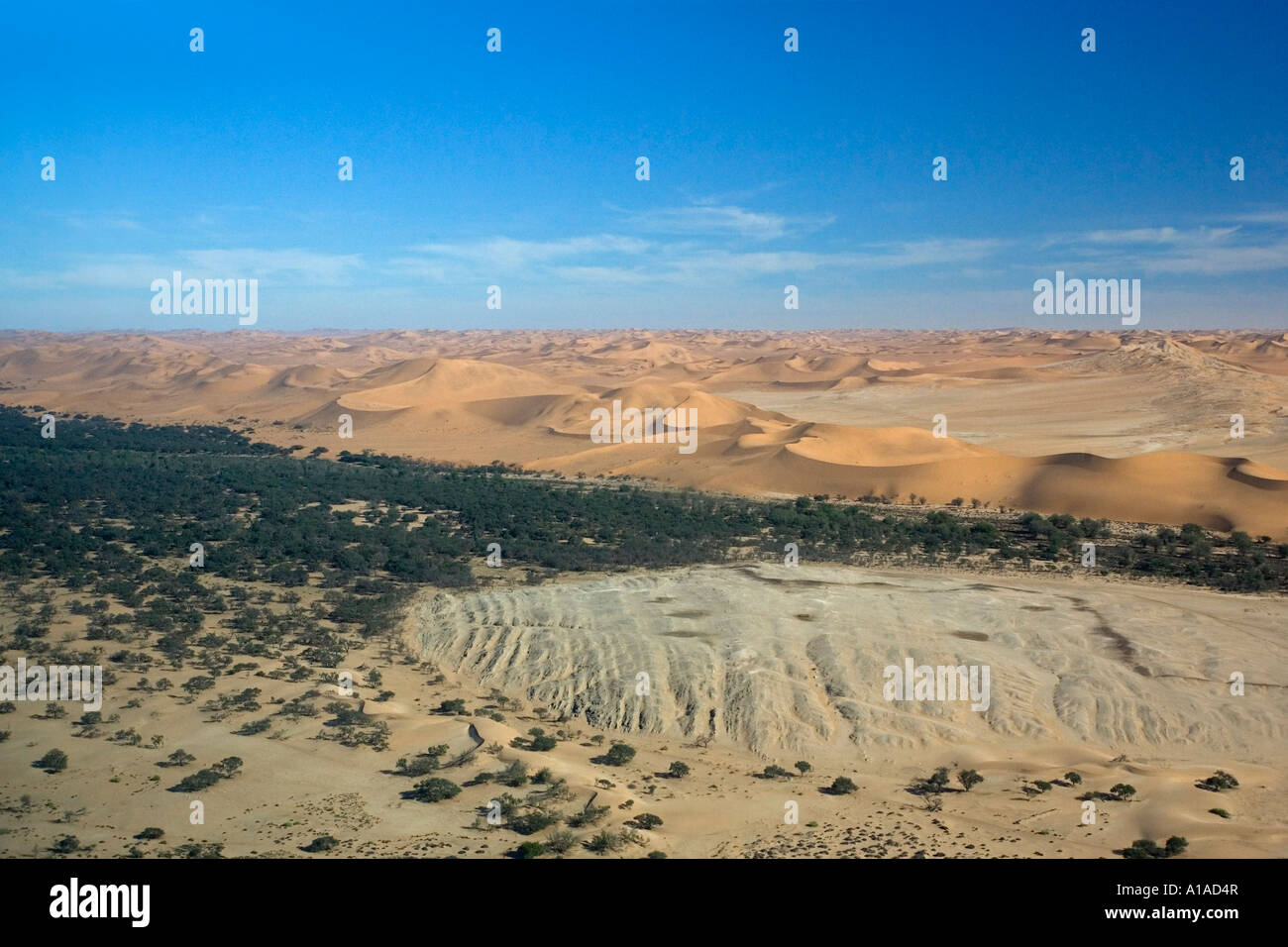 Fly over the dunes. Namib Desert, river Kuiseb, Namibia, Africa Stock ...