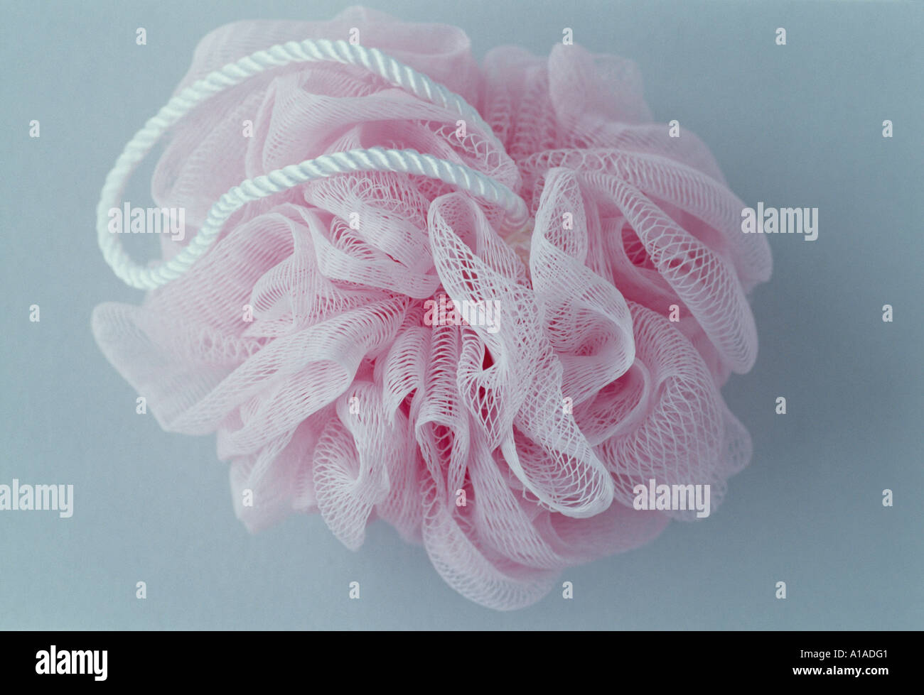 A pink exfoliating sponge Stock Photo - Alamy