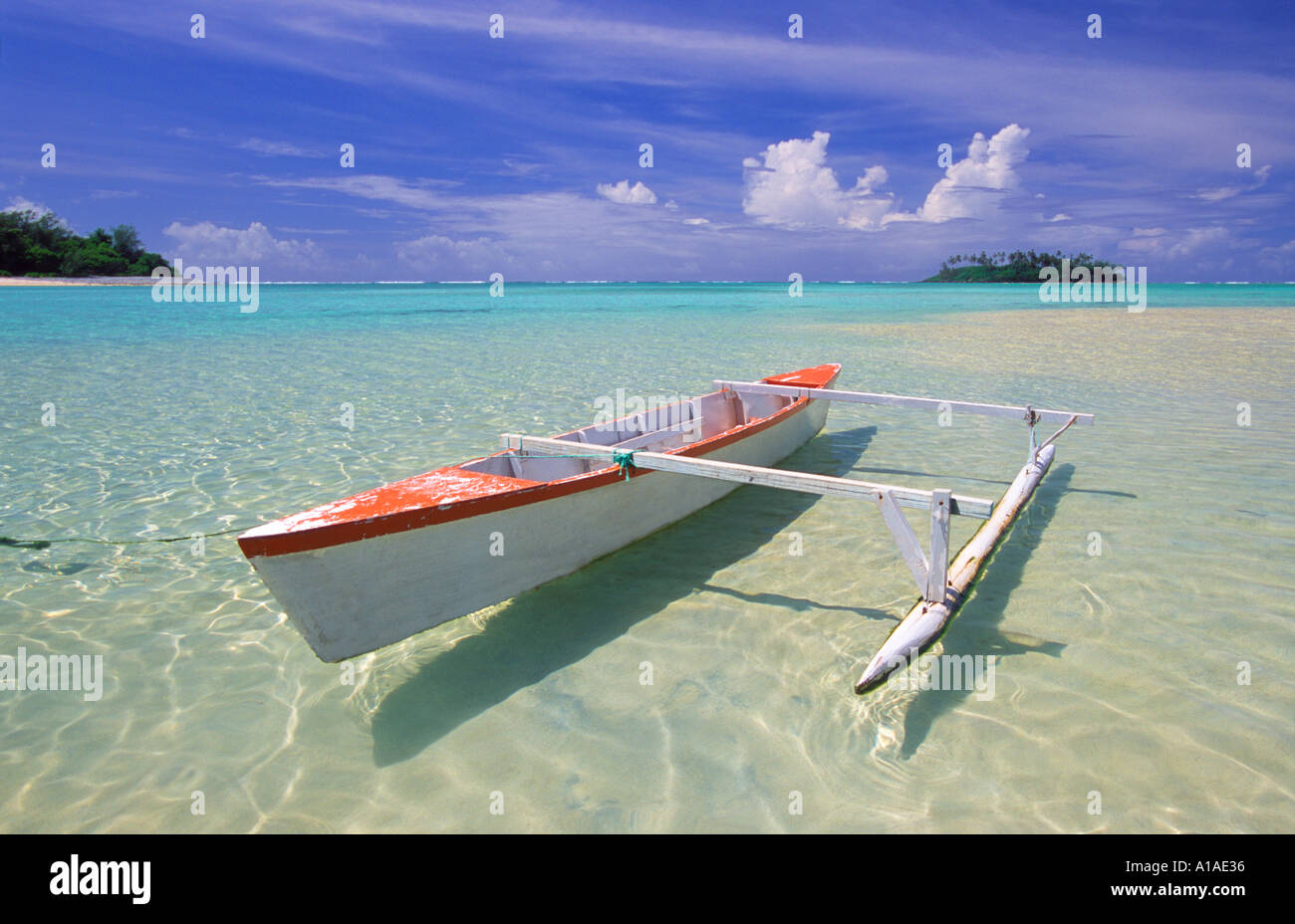 Muri Beach The Cook Islands South Pacific Stock Photo - Alamy