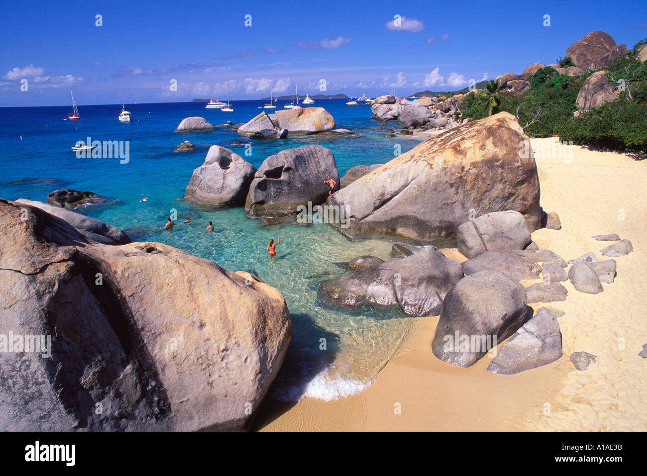 The Baths Virgin Gorda British Virgin Islands Stock Photo - Alamy