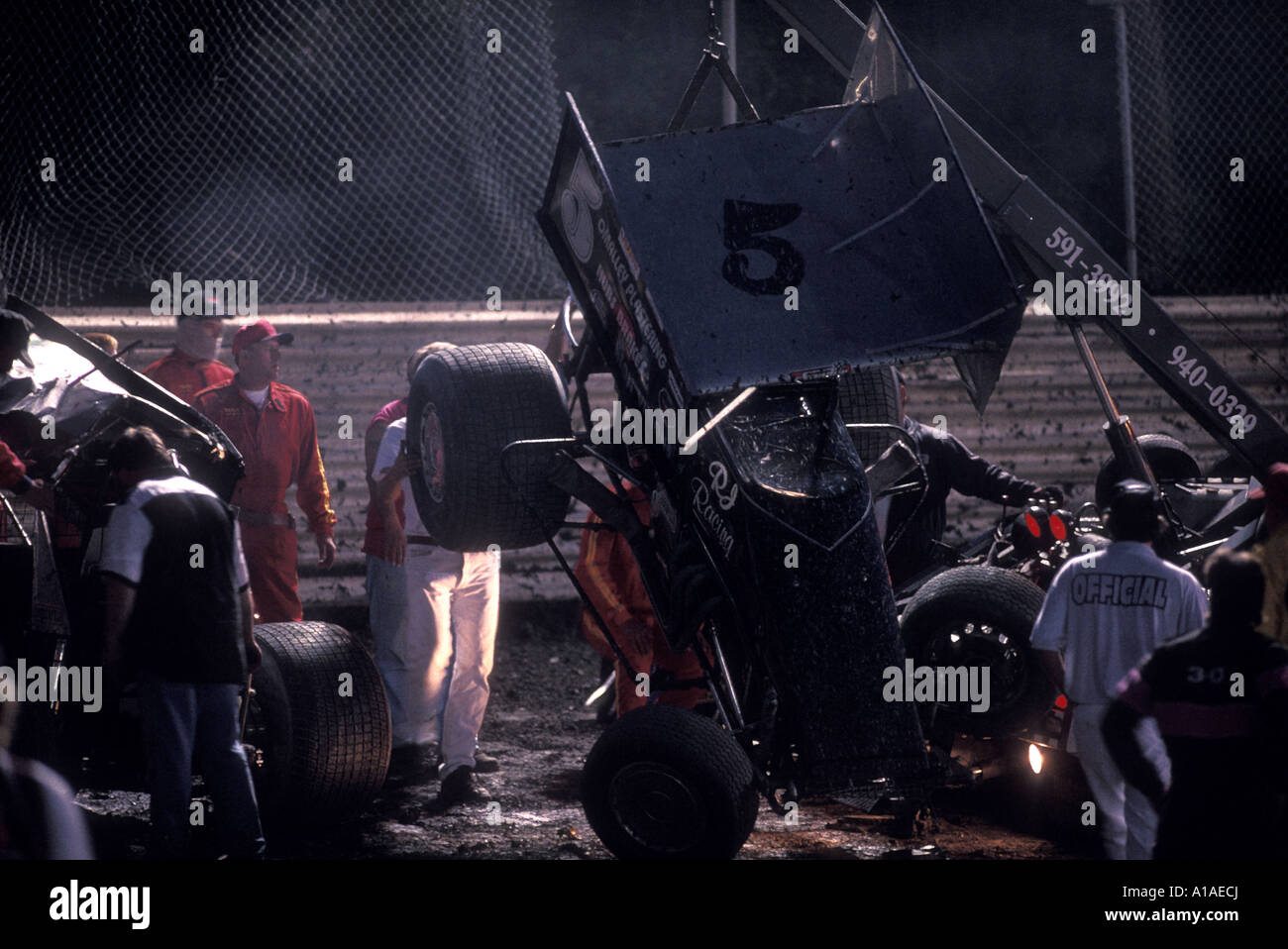 Speedway accident hi-res stock photography and images - Alamy